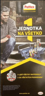 Pattex Leták pro ONE FOR ALL - Lepidla | Vegaonline | B2B eshop